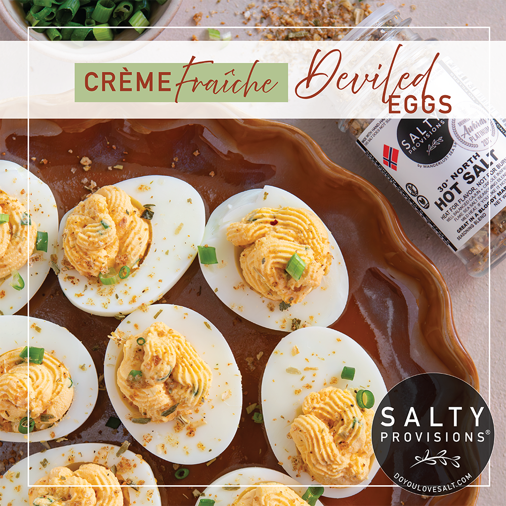 Holiday-Ready Crème Fraîche Deviled Eggs – SALTY PROVISIONS