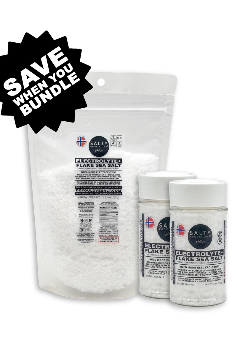 SALTR ELECTROLYTE+ NORWEGIAN FLAKE SEA SALT – SALTY PROVISIONS