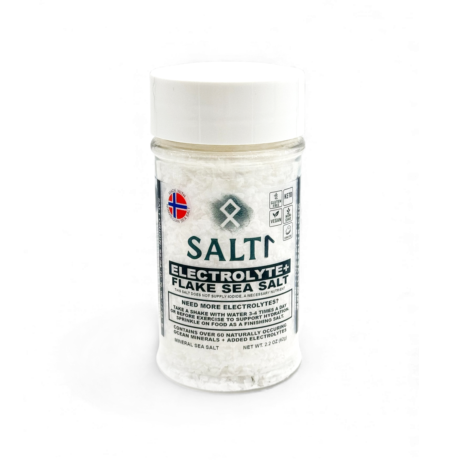 SALTR ELECTROLYTE+ NORWEGIAN FLAKE SEA SALT – SALTY PROVISIONS